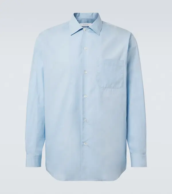UMIT BENAN Weekend Cotton Poplin Shirt - Blue