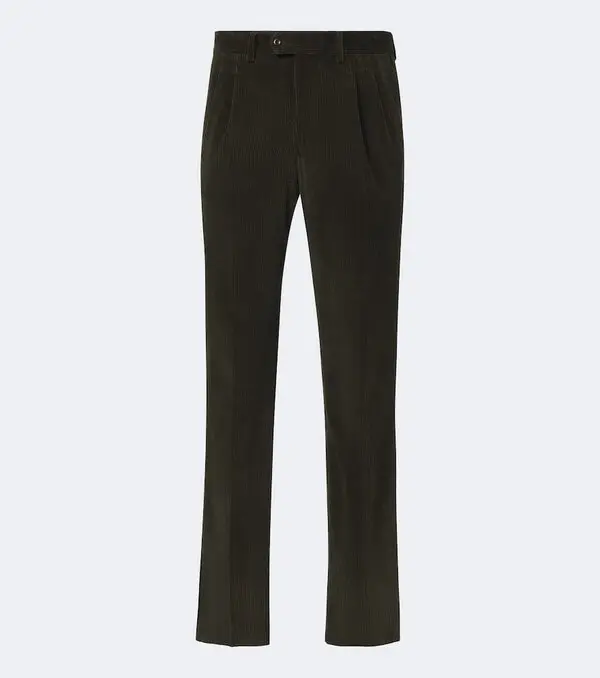 Rubinacci Cotton Corduroy Pants - Green