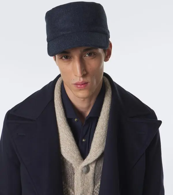 Brunello Cucinelli Wool Newsboy Cap