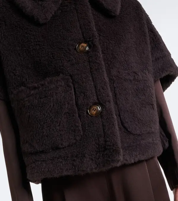 Max Mara Wool And Silk Teddy Jacket