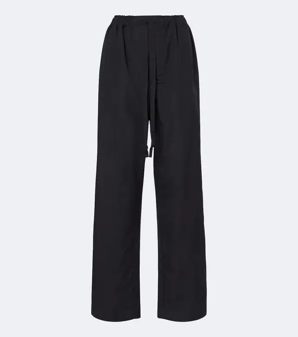 Phoebe Philo Cotton Wide-leg Pants