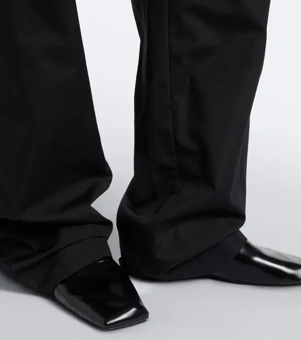 Phoebe Philo Cotton Wide-leg Pants