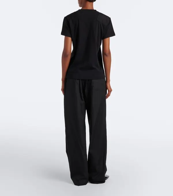 Phoebe Philo Cotton Wide-leg Pants