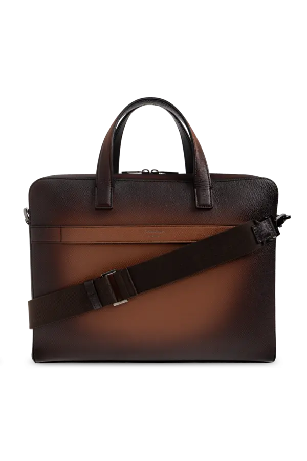 FERRAGAMO Leather Briefcase