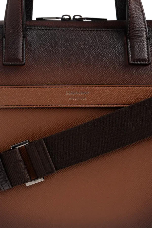 FERRAGAMO Leather Briefcase