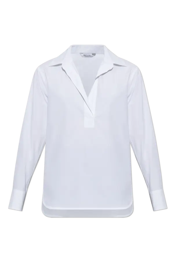 Max Mara Top "violino - White