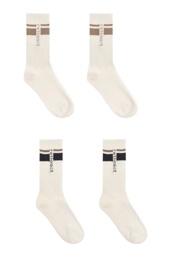 RETHINKIT STUDIOS Two-pack Of Socks With Logo