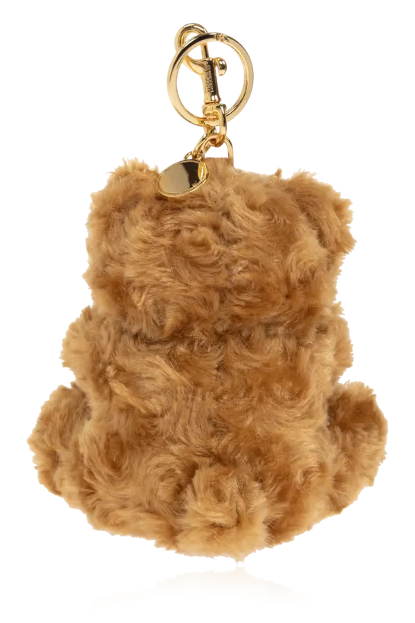 Moschino Keyring With A Teddy Bear-shaped Pendant