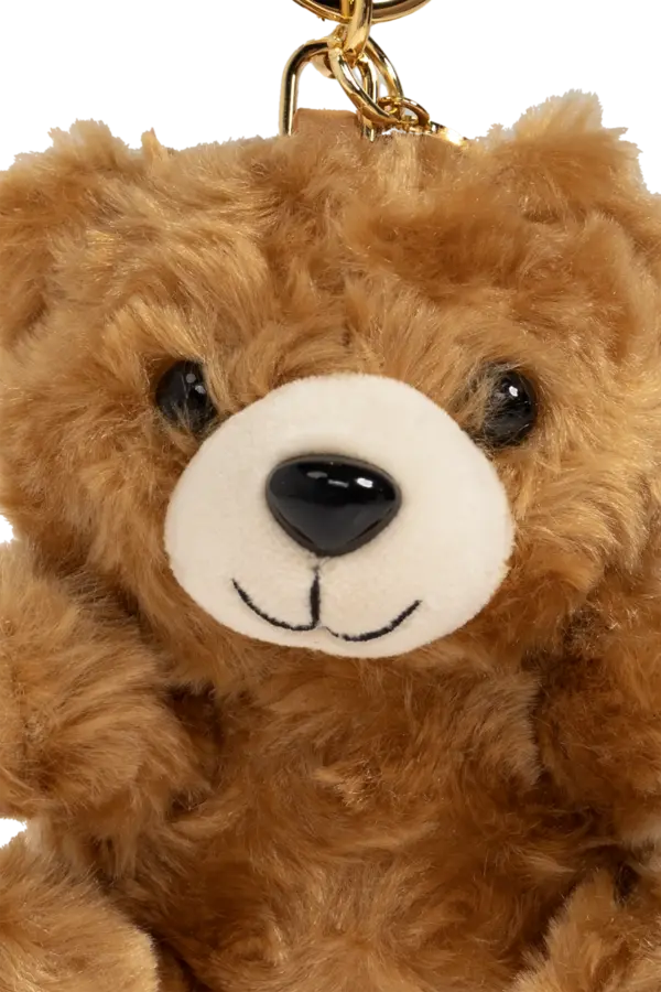 Moschino Keyring With A Teddy Bear-shaped Pendant