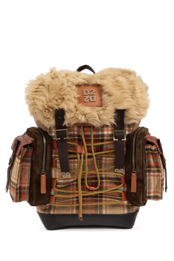 Dsquared2 Backpack With Multiple Pockets