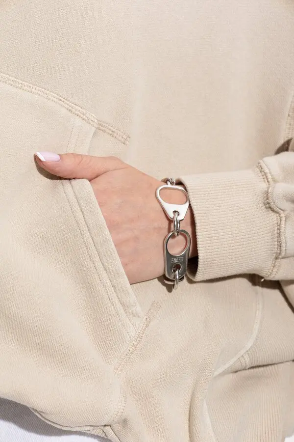 MAISON MARGIELA Brass Link Bracelet With Lobster Clasp