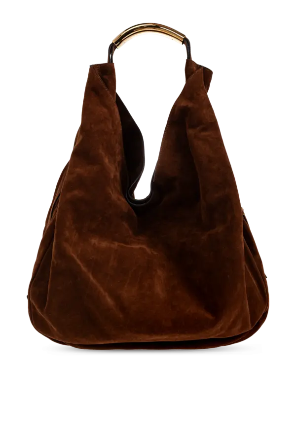 Moschino Suede Bag `handle Me