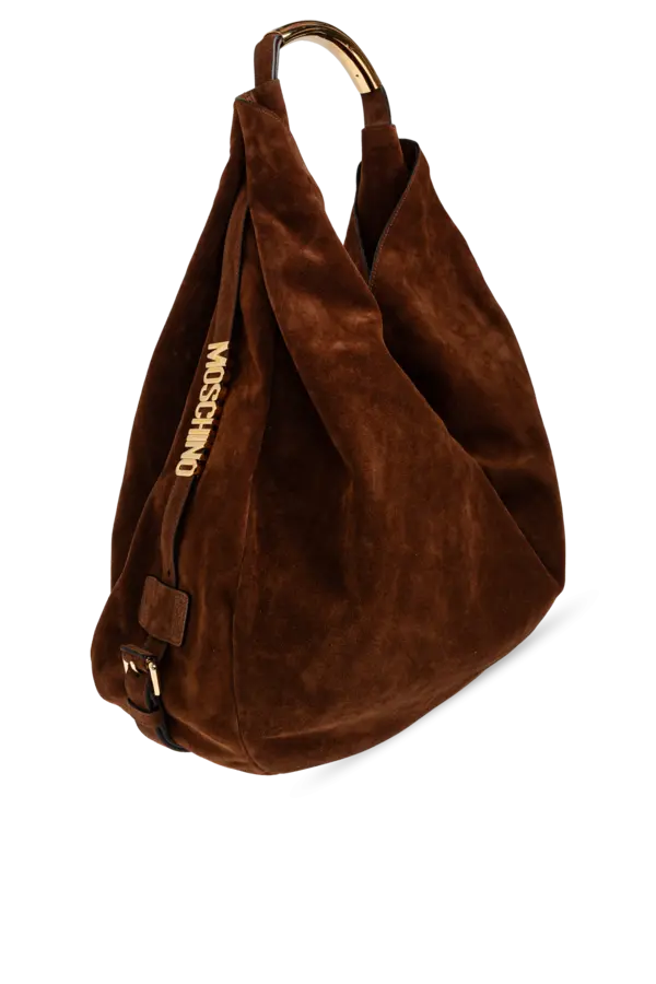 Moschino Suede Bag `handle Me