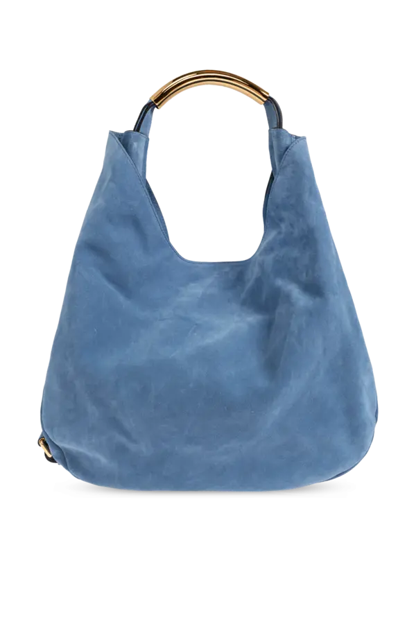 Moschino Suede Bag `handle Me