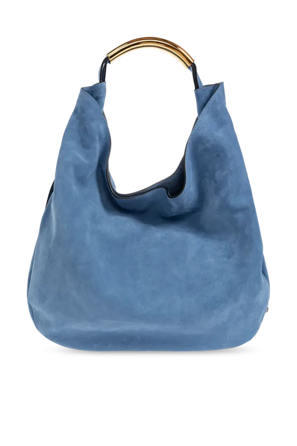 Moschino Suede Bag `handle Me