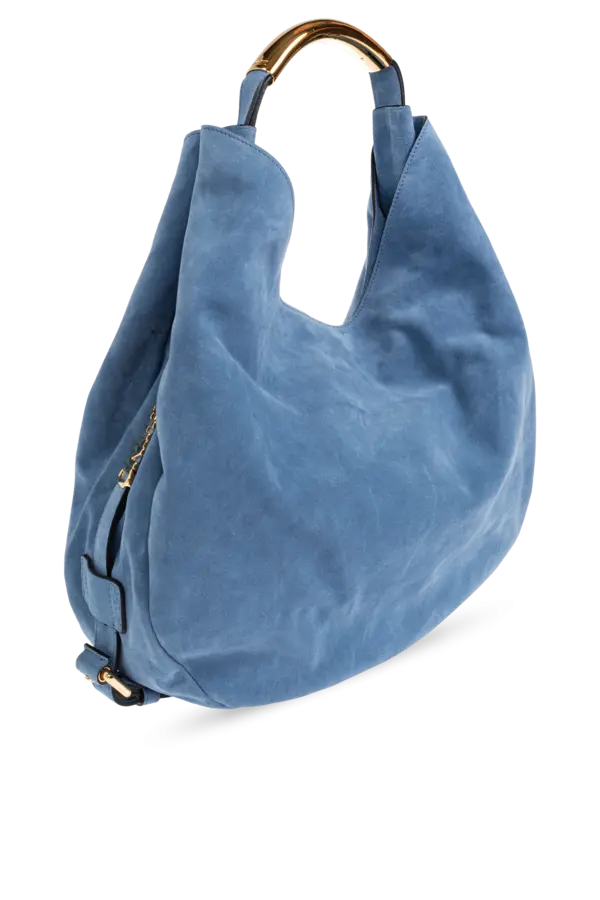 Moschino Suede Bag `handle Me