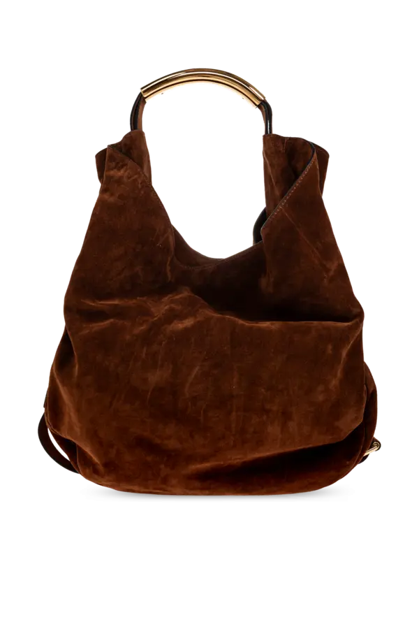 Moschino Suede Bag `handle Me