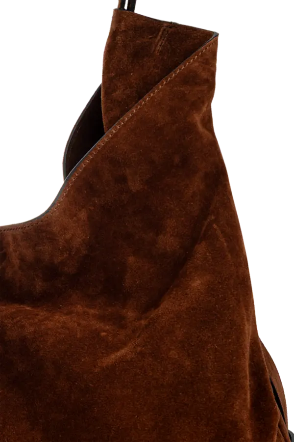 Moschino Suede Bag `handle Me