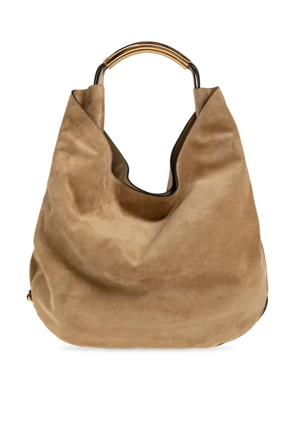 Moschino Suede Bag `handle Me