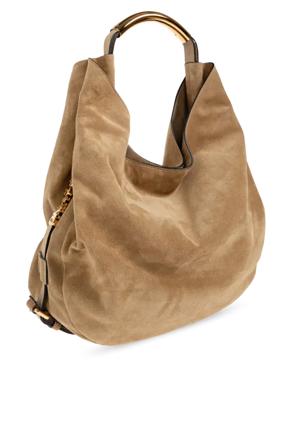 Moschino Suede Bag `handle Me