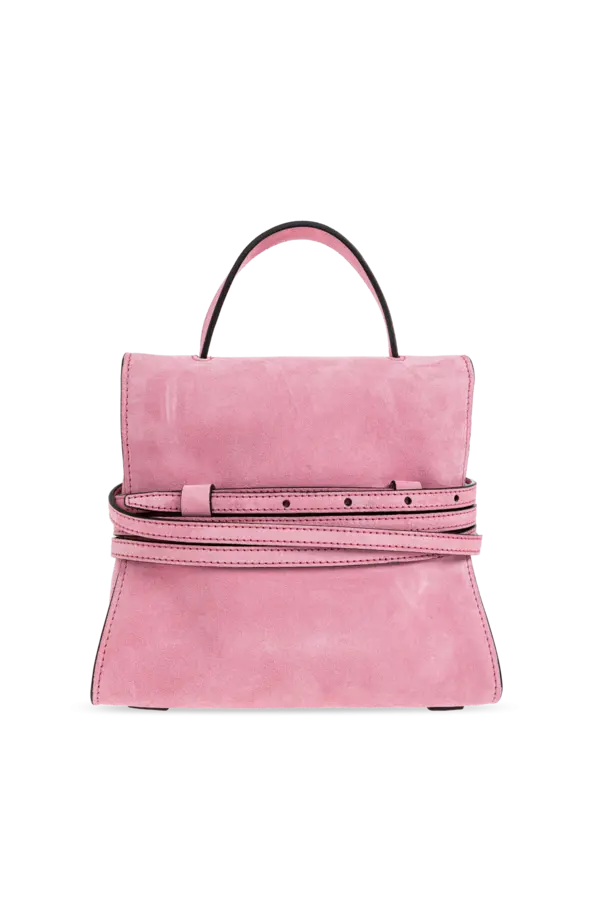 Moschino Suede Bag "tie Me