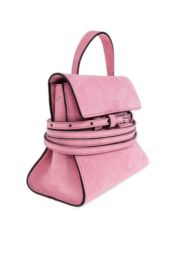 Moschino Suede Bag "tie Me