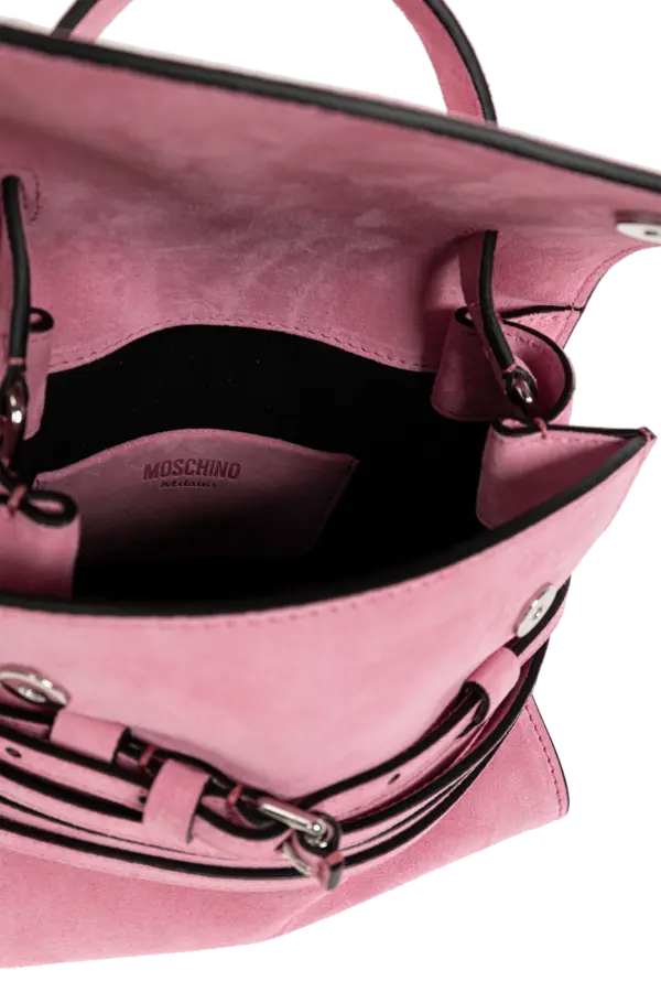 Moschino Suede Bag "tie Me