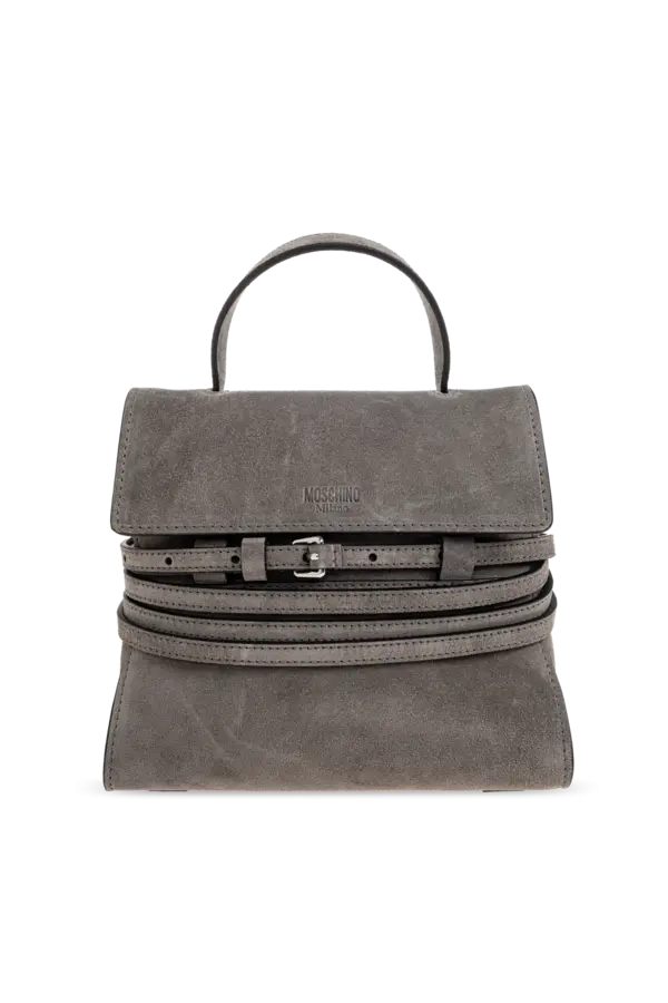 Moschino Suede Bag "tie Me