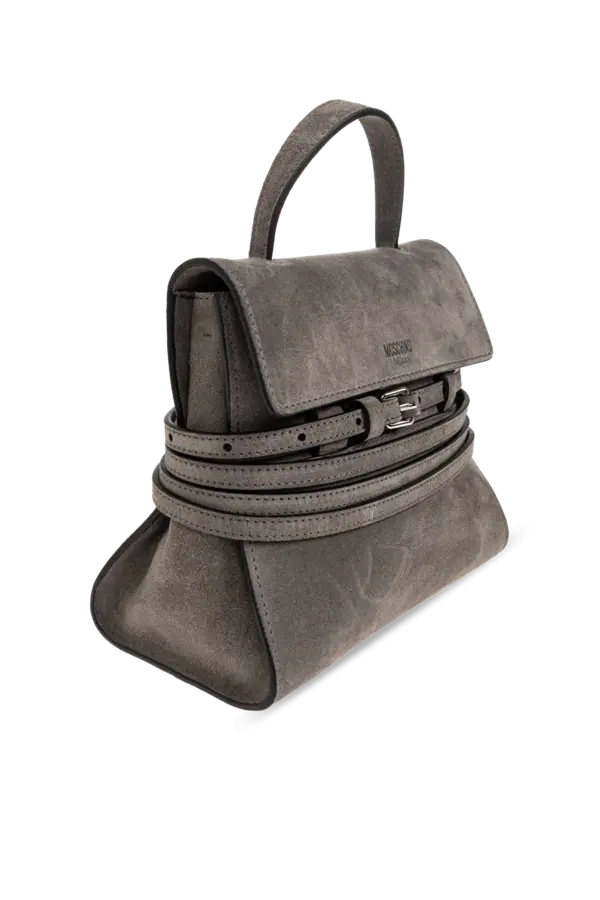 Moschino Suede Bag "tie Me