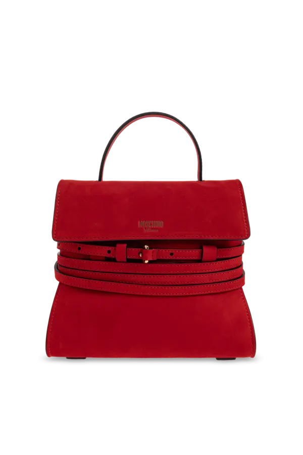 Moschino Suede Bag "tie Me