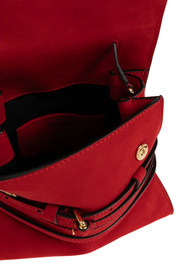 Moschino Suede Bag "tie Me