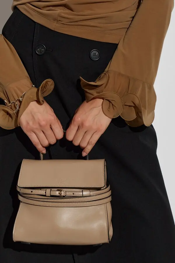 Moschino Leather Bag "tie Me