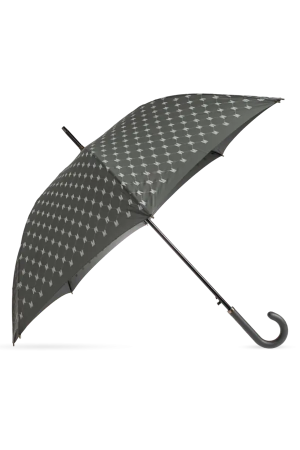 Moschino Parasol With Monogram - Grey