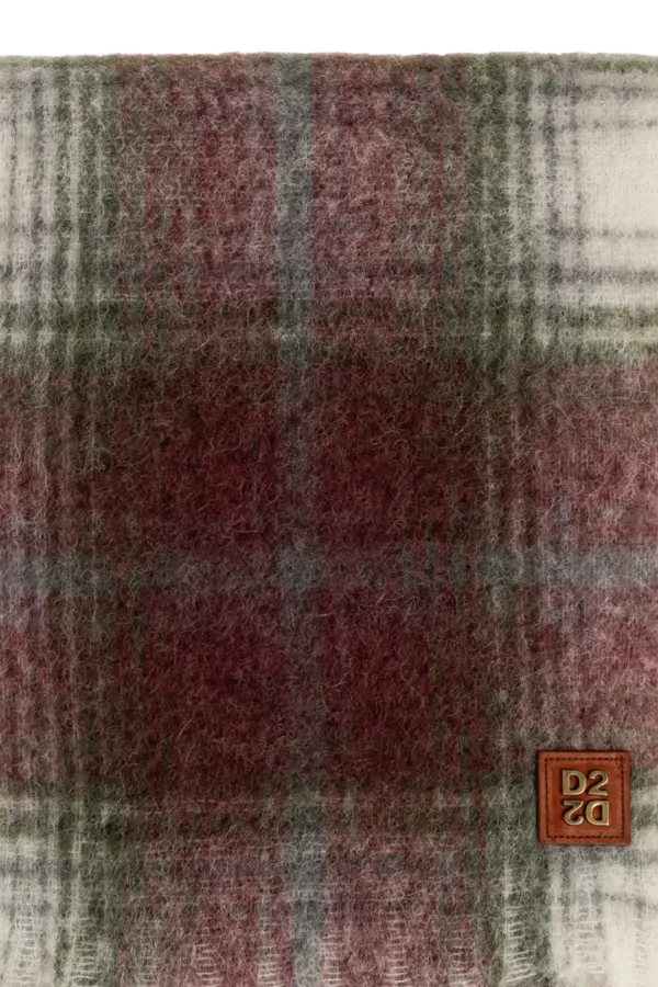 Dsquared2 Checked Pattern Scarf