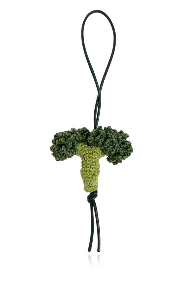 JW Anderson Broccoli Bag Charm - Green