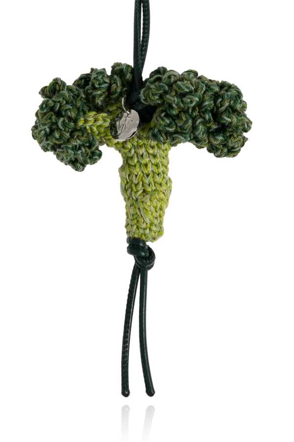 JW Anderson Broccoli Bag Charm - Green