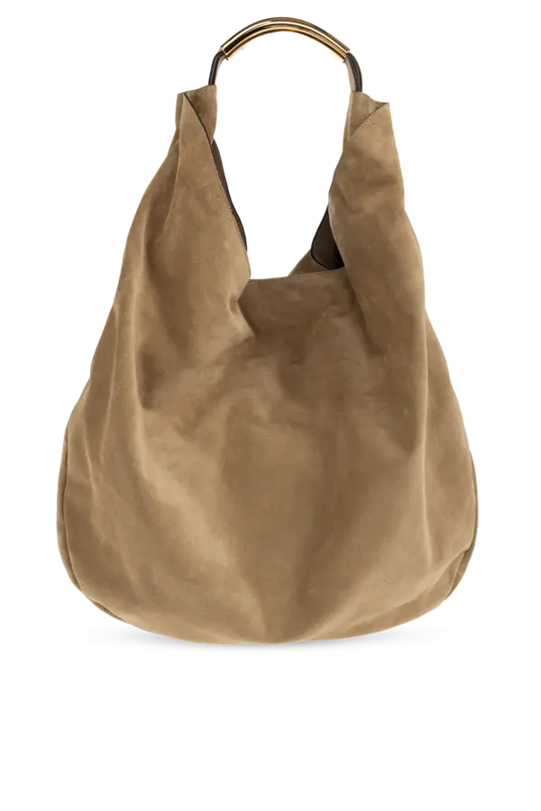Moschino Suede Bag "handle Me