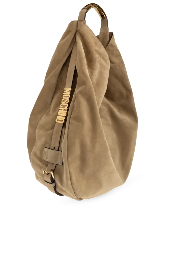 Moschino Suede Bag "handle Me