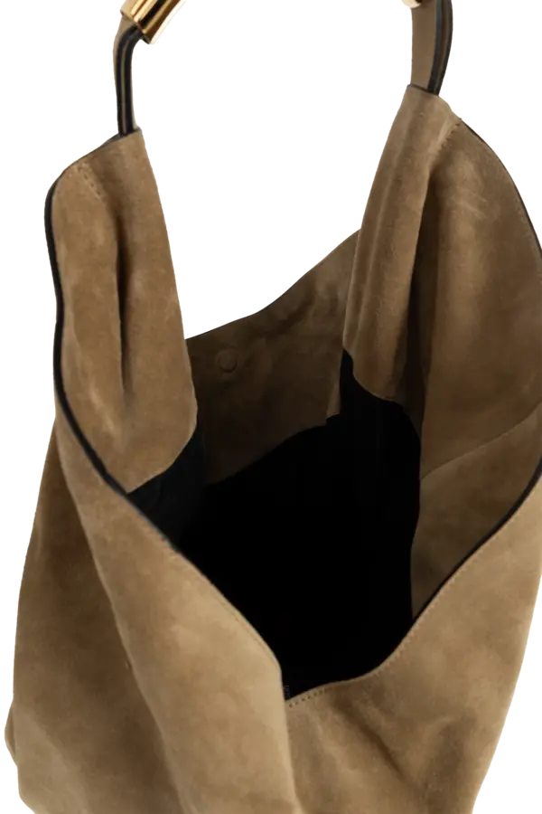 Moschino Suede Bag "handle Me