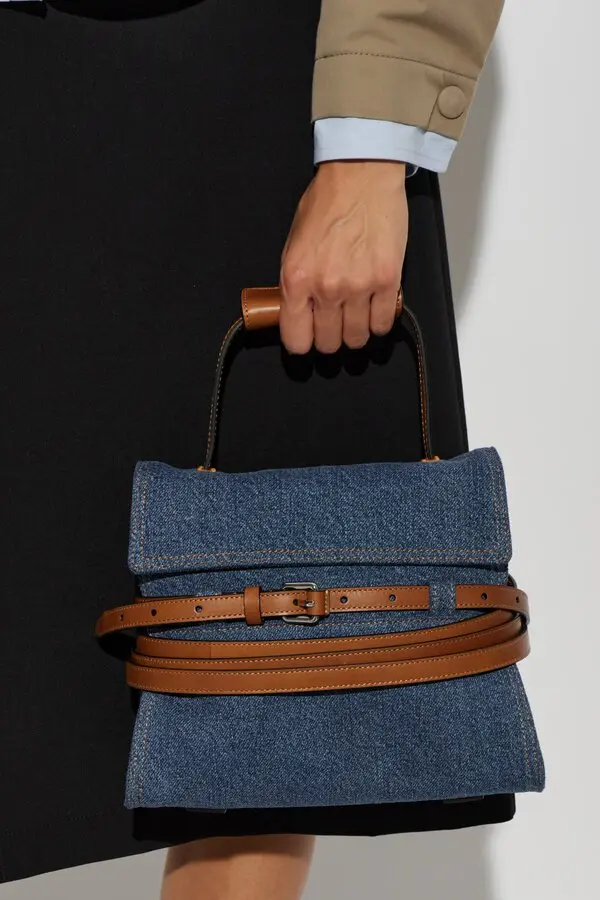Moschino Tie Me' Denim Bag