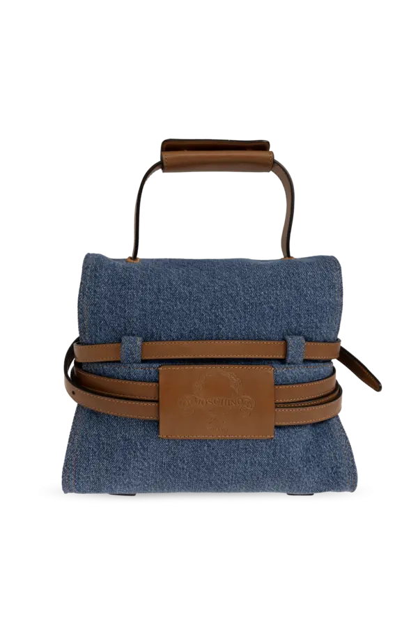 Moschino Tie Me' Denim Bag