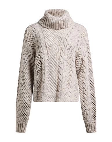 SOALLURE Turtleneck Size Acrylic, Polyester, Wool - Grey