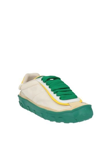 Dolce & Gabbana Sneakers Ivory Size Polyamide, Calfskin, Acrylic, Elastane