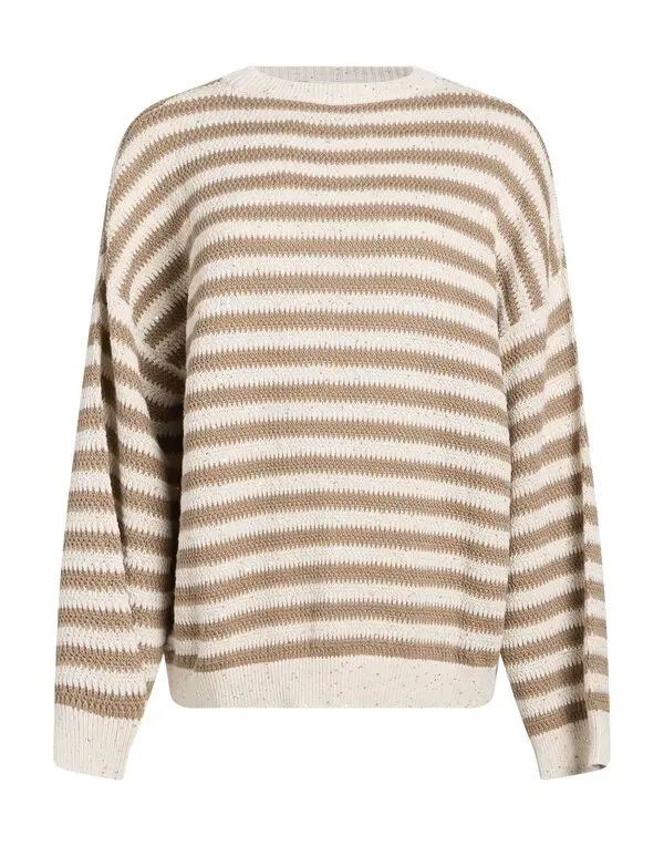 Brunello Cucinelli Cotton & Polyester Open-knit Sweater