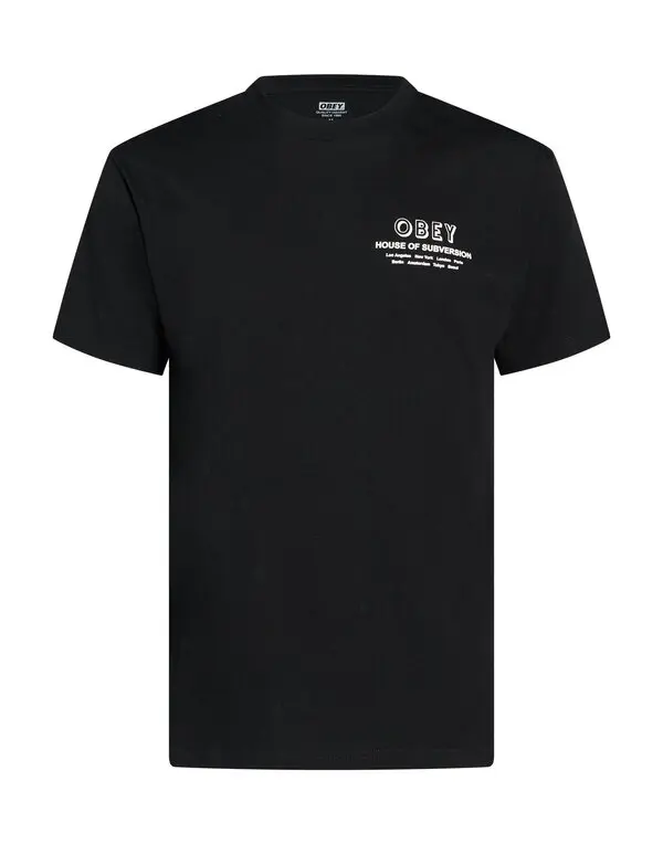 Obey T-shirt Size Cotton