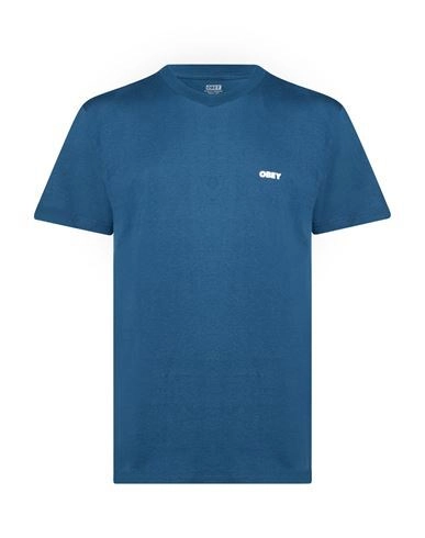 Obey T-shirt Size Cotton - Blue