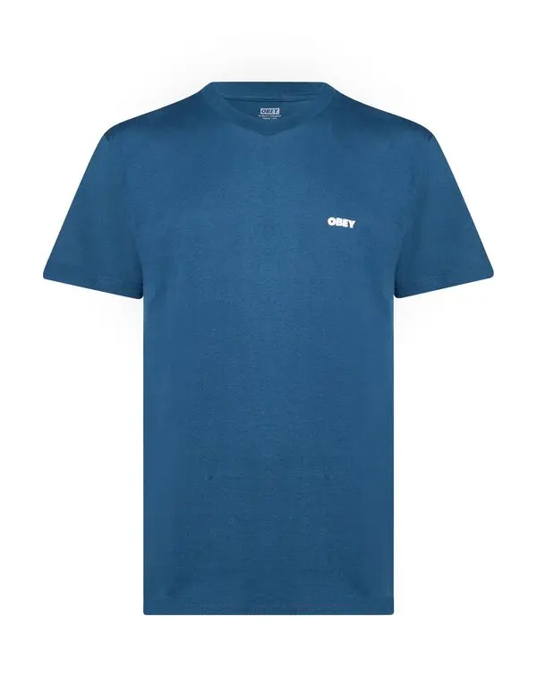 Obey T-shirt Size Cotton - Blue