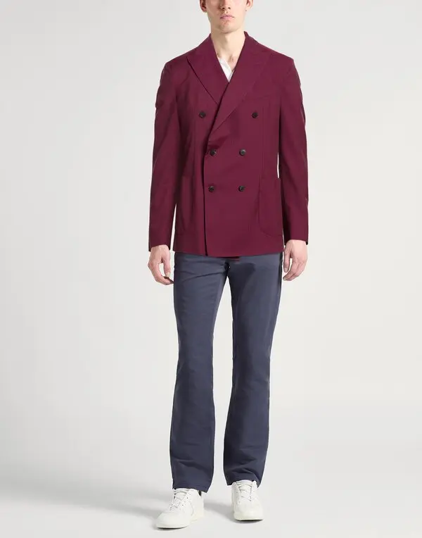 DRUMOHR Blazer Size Virgin Wool, Cotton, Silk