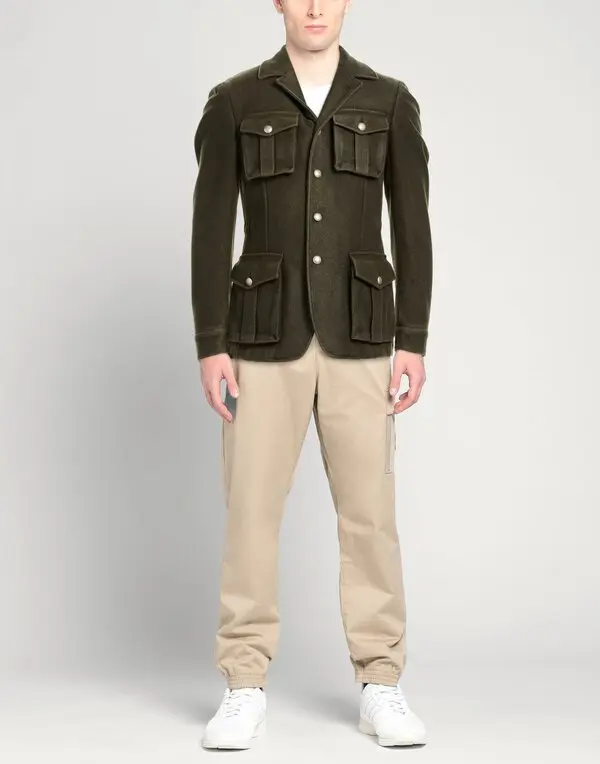 L.B.M. 1911 Military Virgin Wool And Nylon Jacket