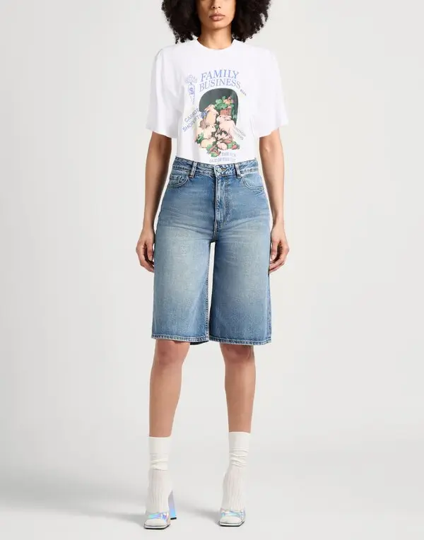 MSGM Cotton T-shirt With Multicolor Print
